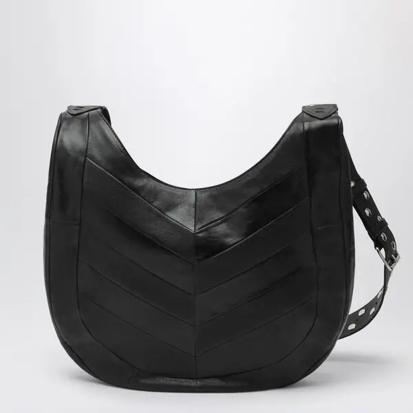 Valentino Garavani Chevron-pattern Nappa Hobo Bag