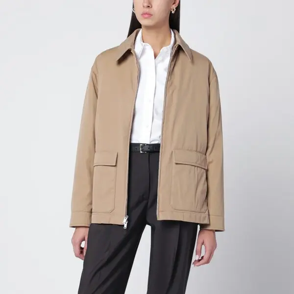 THE ROW Aurelius Cotton-cashmere Jacket - Beige
