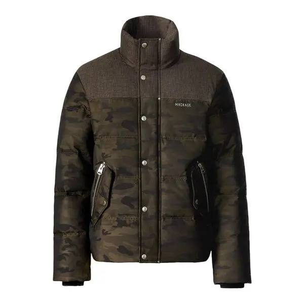 Mackage Technical Camo Down Jacket