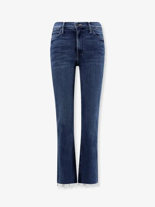 MOTHER Mid Rise Dazzler Ankle Fray Jeans