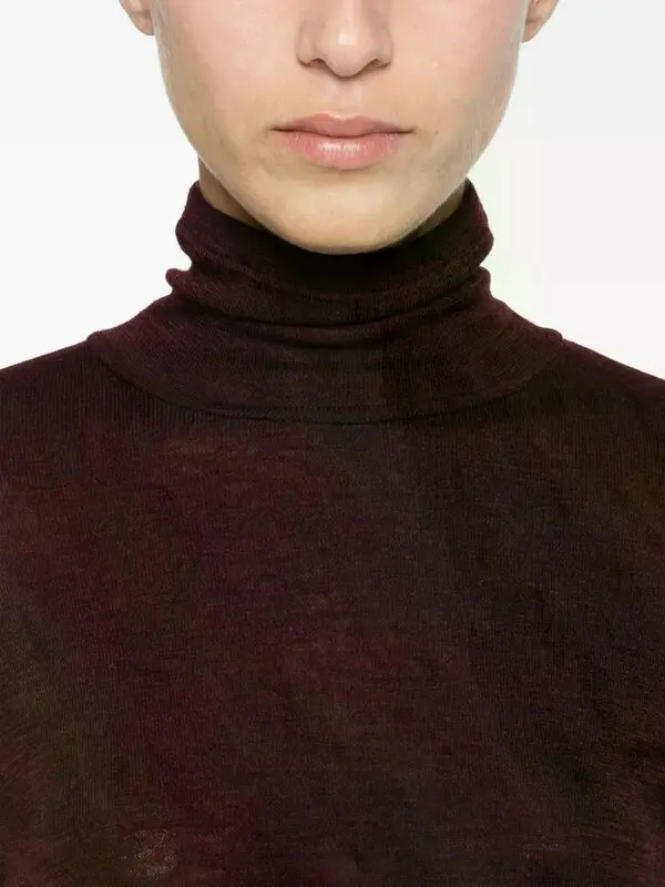 FORTE_FORTE Turtleneck Sweater - Red