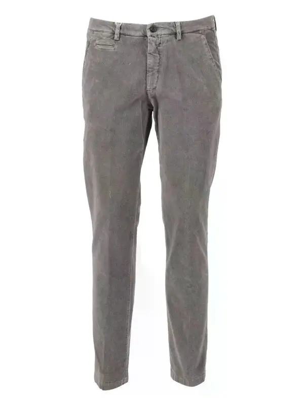 BRIGLIA 1949 Buttoned Trousers - Grey