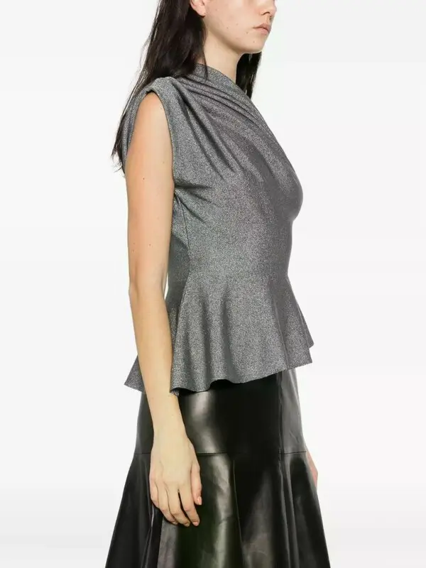 Khaite One-shoulder Ruffled Top