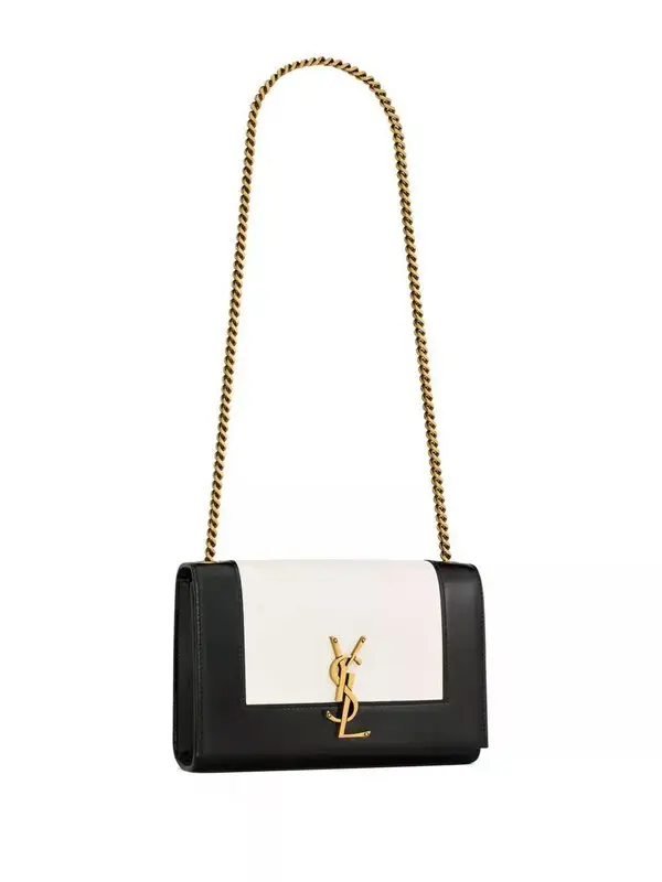 Saint Laurent Small Kate Leather Bag - Black