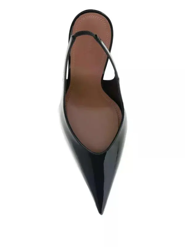 Amina Muaddi 105mm Slingback Pointed-toe Pumps