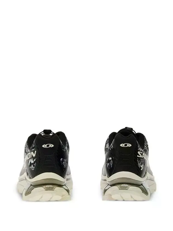 SALOMON Advanced Xt-4 Needlepoint Floral-print Sneakers - Black