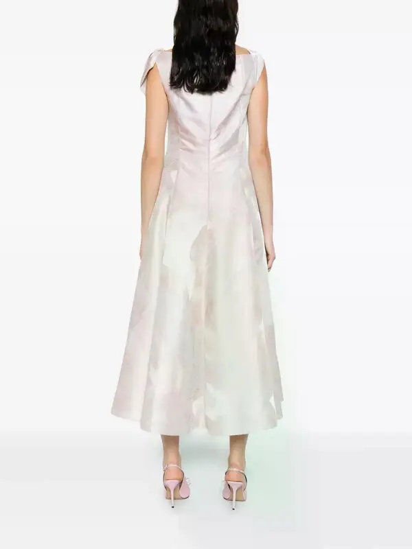 Talbot Runhof Off-shoulder Dress
