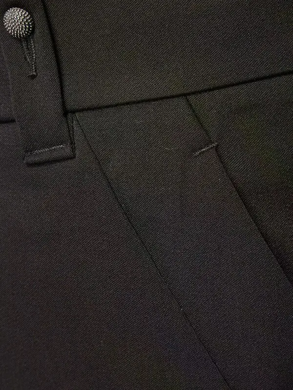 AGANOVICH Straight Wool Trousers
