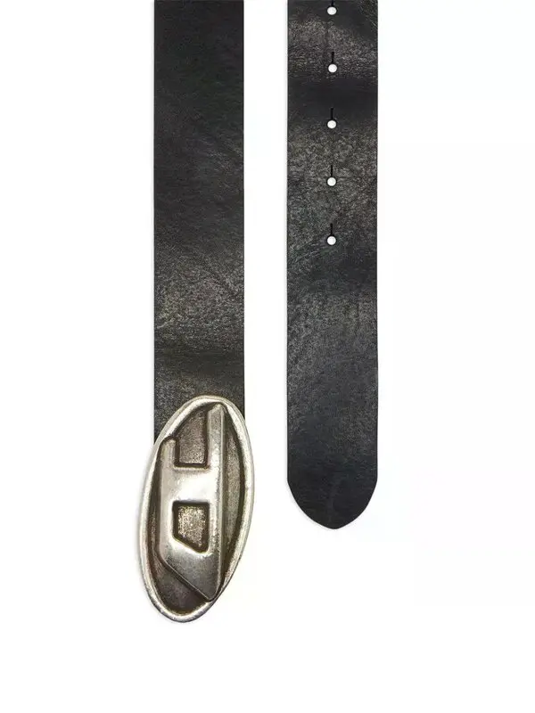DIESEL® B-double D Leather Belt