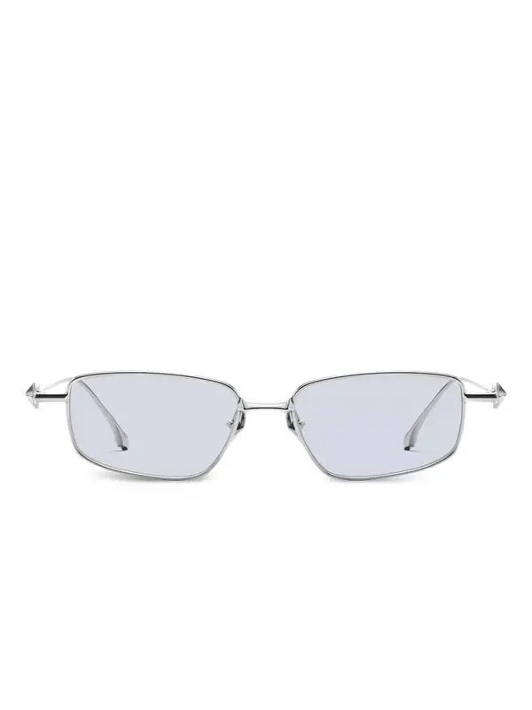 GENTLE MONSTER Saga 02 Rectangular Sunglasses - Silver