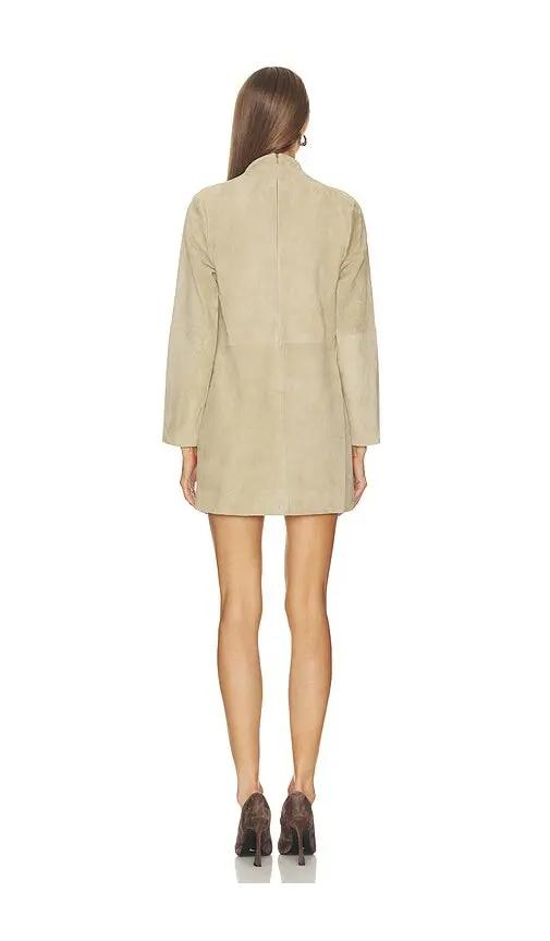 SRG Suede Dress - Brown