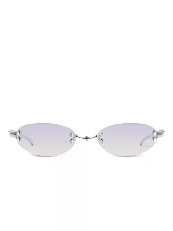 GENTLE MONSTER Furi 02 Oval-frame Sunglasses - Purple