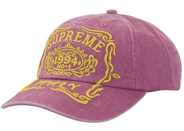 Supreme Italy 6-panel Cap - Pink