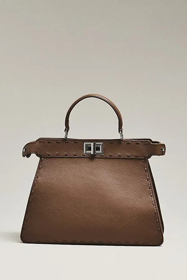 Walter Baker Reed Mini Satchel Bag - Brown