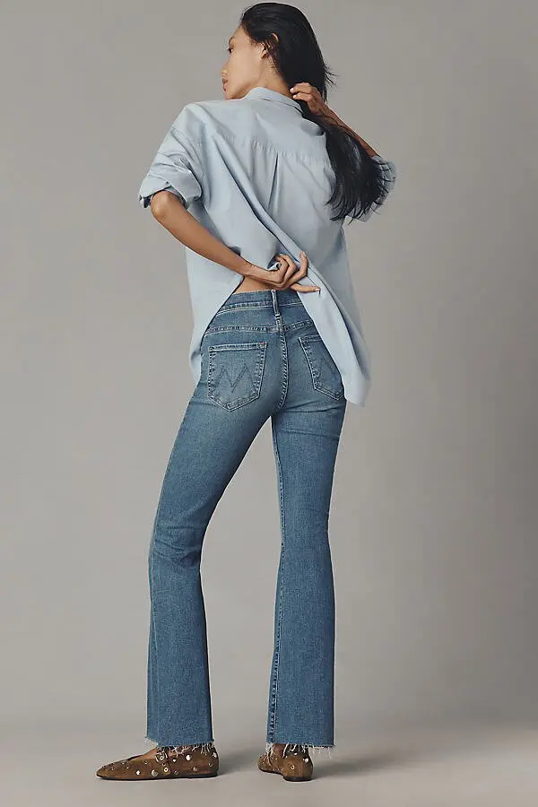 MOTHER Weekender Mid-rise Flare Jeans