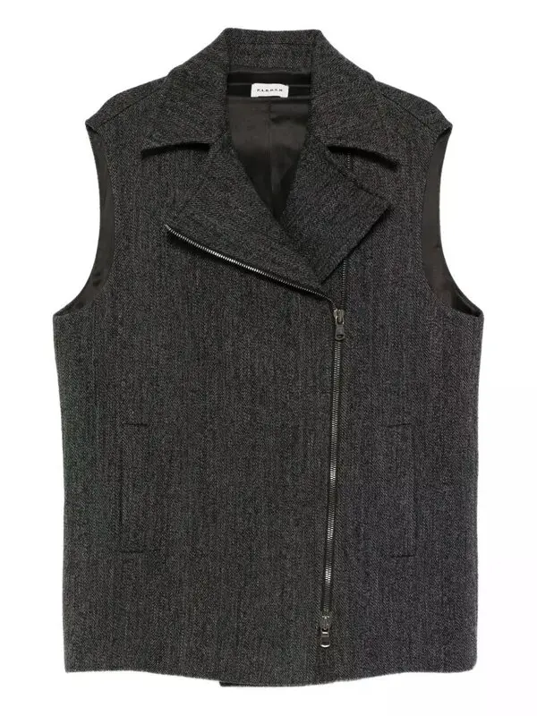 P.a.r.o.s.h Asymmetric Zip Gilet