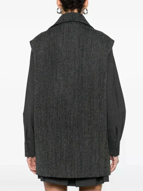 P.a.r.o.s.h Asymmetric Zip Gilet