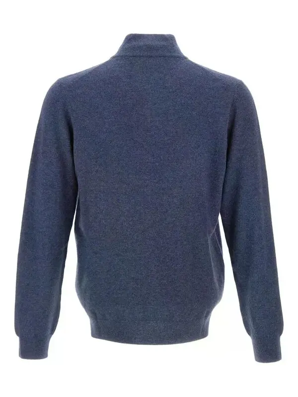 DELLA CIANA Half-zip Stand-up-collar Sweater