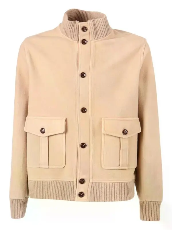 CIRCOLO 1901 Buttoned Pocket Jacket - Neutrals