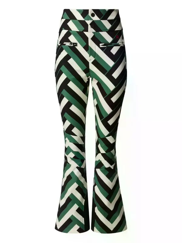 Perfect Moment Chevron Flared Ski Trousers
