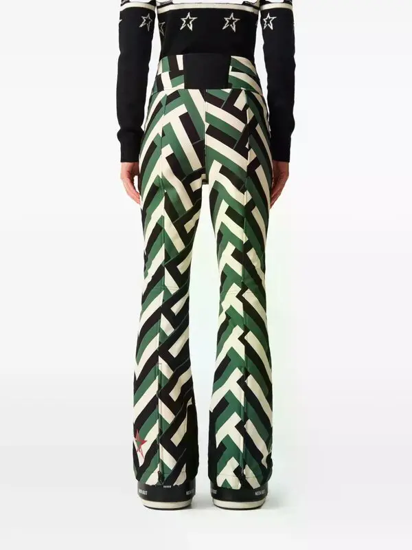 Perfect Moment Chevron Flared Ski Trousers