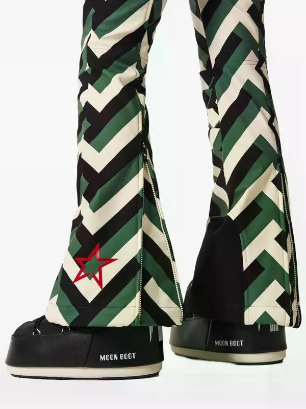 Perfect Moment Chevron Flared Ski Trousers