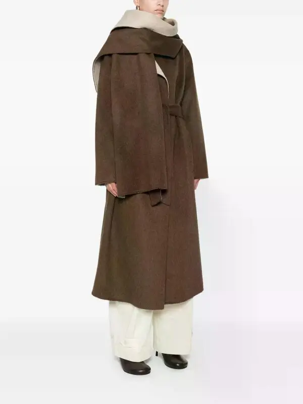 P.a.r.o.s.h Cape-detail Belted Coat