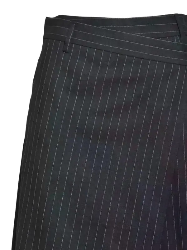 True Royal Pinstripe Pattern Shorts