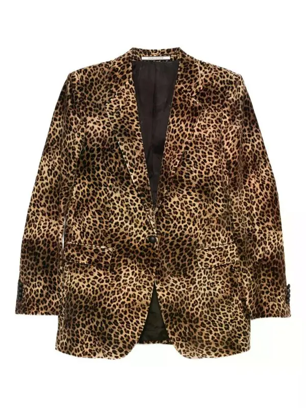 Tagliatore Leopard-print Blazer