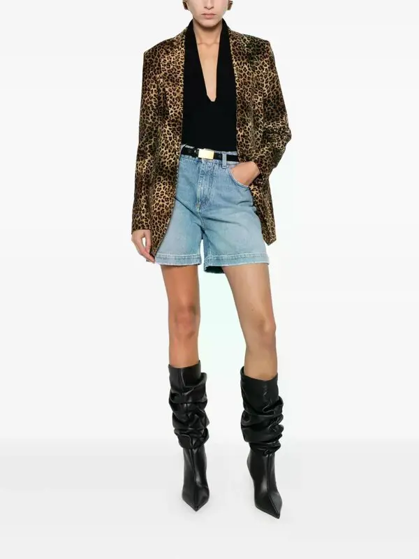 Tagliatore Leopard-print Blazer