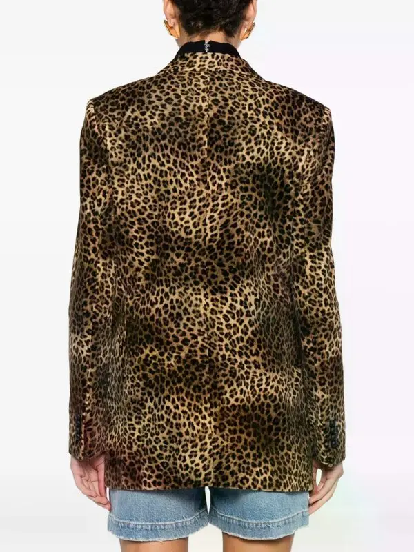 Tagliatore Leopard-print Blazer
