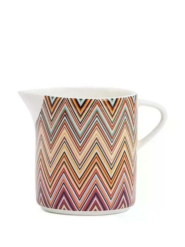Missoni Zigzag-print Milk Pitcher - White