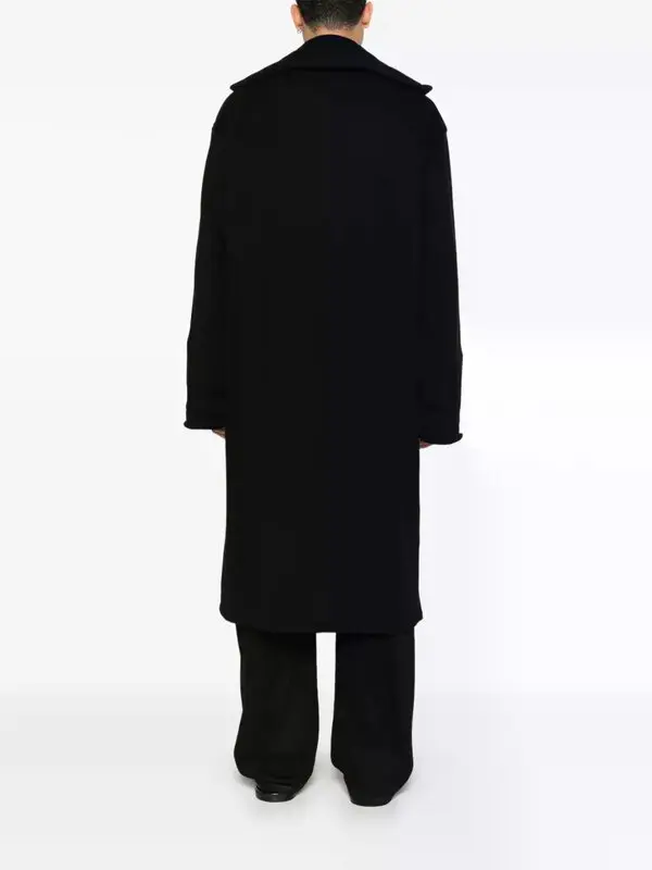 Yohji Yamamoto Wide-lapel Coat