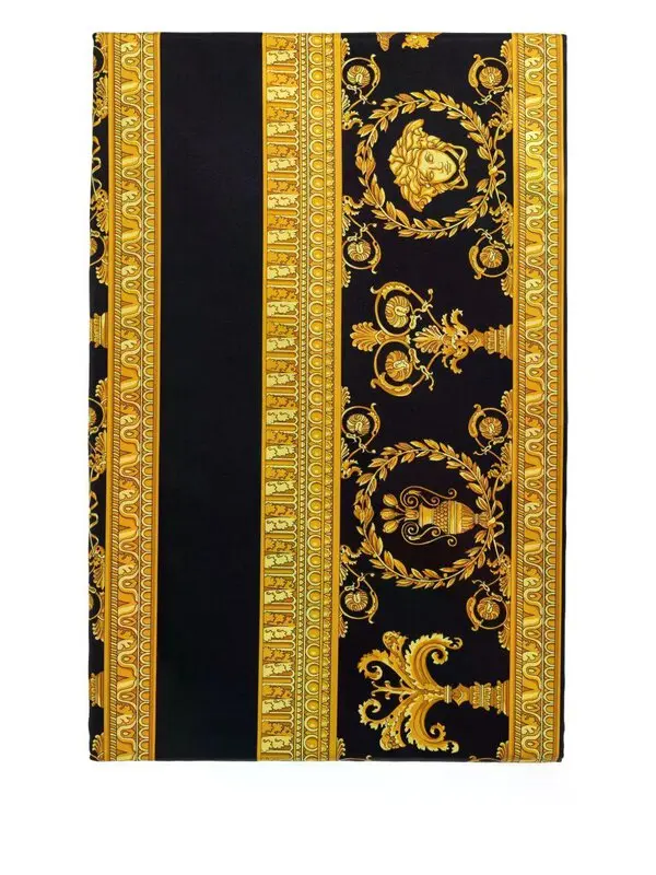 Versace Medusa Motif Bedding - Black