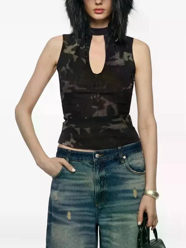 MISBHV Camo Mesh Tank Top