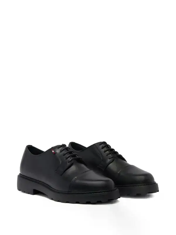 Bally Gusto Logo Leather Derby Shoes