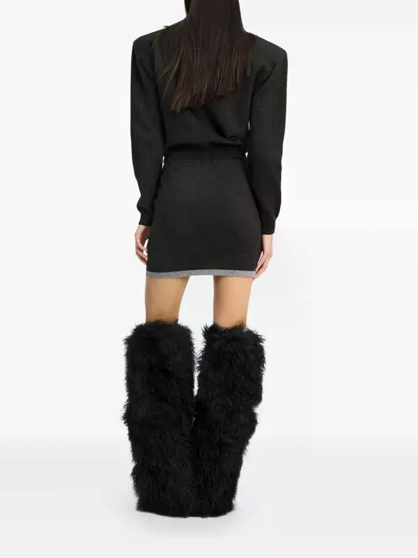ROTATE BY BIRGER CHRISTENSEN Cotton Mini Skirt
