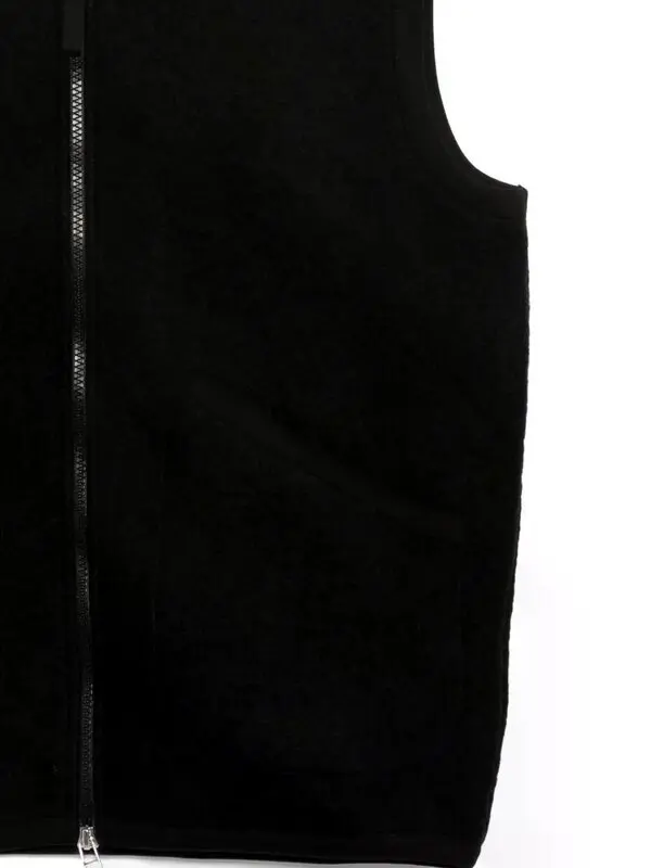 Universal Works Zipped Gilet - Black