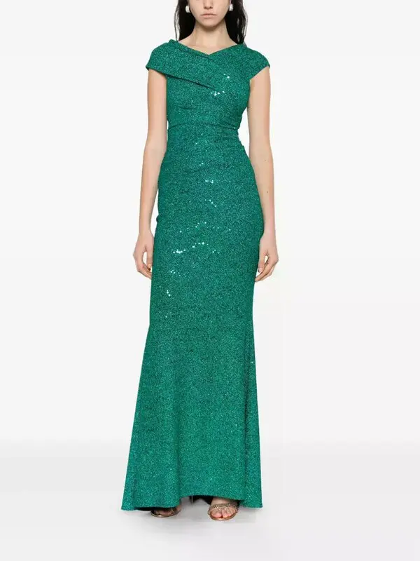 talbot runhof green dress Motel Rasmil bubble mini dress in sage green main image 1