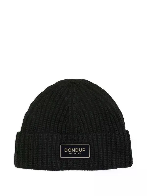 DONDUP Logo-plaque Beanie - Green