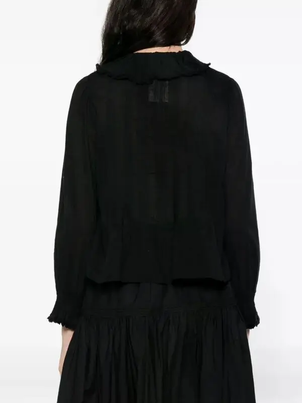 DÔEN Hardy Long-sleeve Blouse - Black