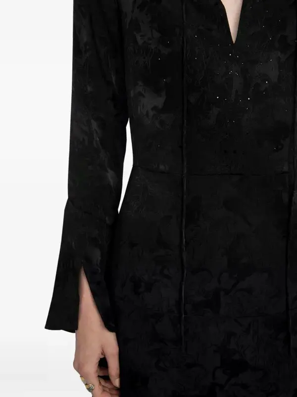 Zadig&Voltaire Rikal Silk Jacquard Dress