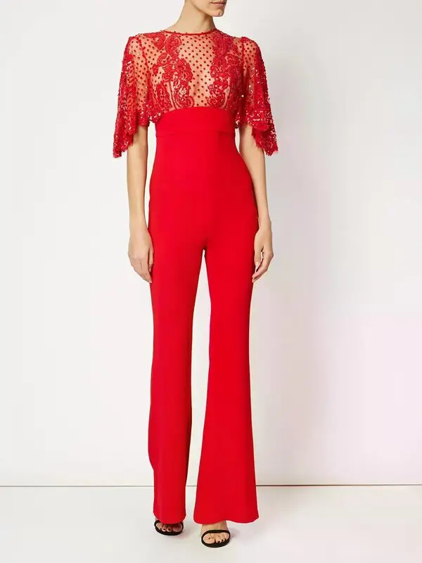 Zuhair Murad Exposed Back Jumpsuit