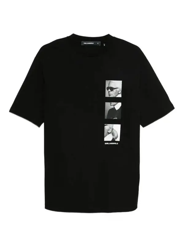 Karl Lagerfeld Crew-neck Cotton T-shirt