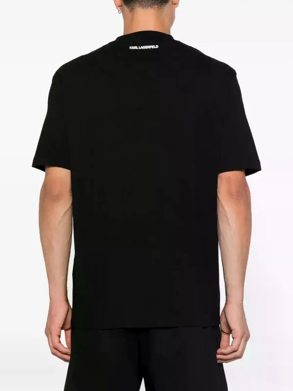 Karl Lagerfeld Crew-neck Cotton T-shirt