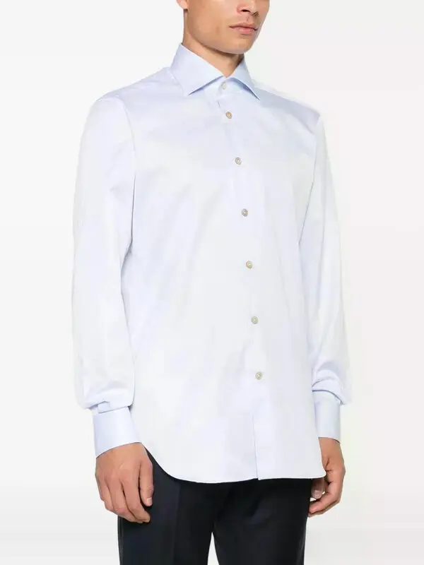Kiton Cotton Shirt - Blue