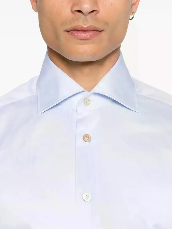 Kiton Cotton Shirt - Blue