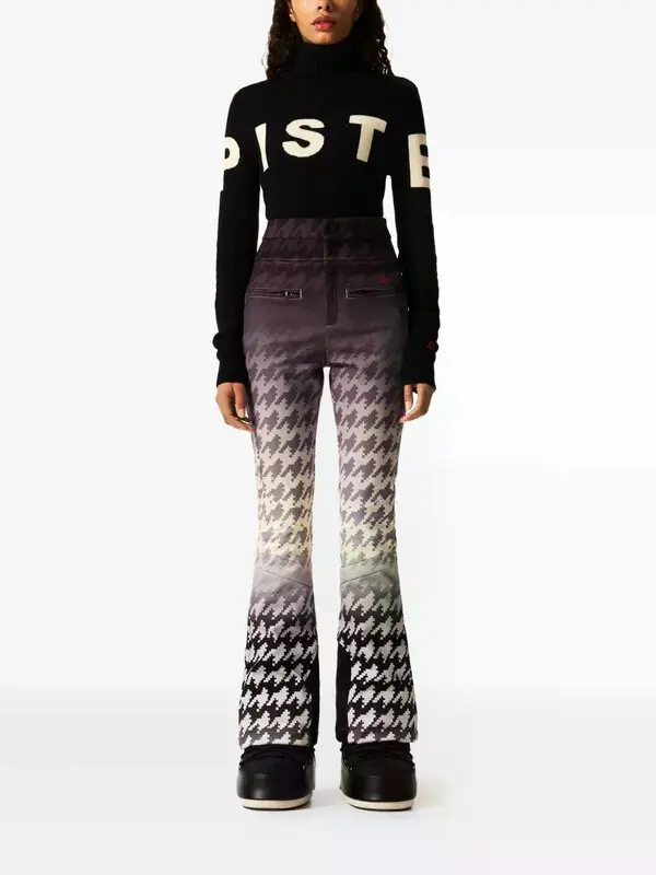 Perfect Moment Houndstooth Flared Trousers