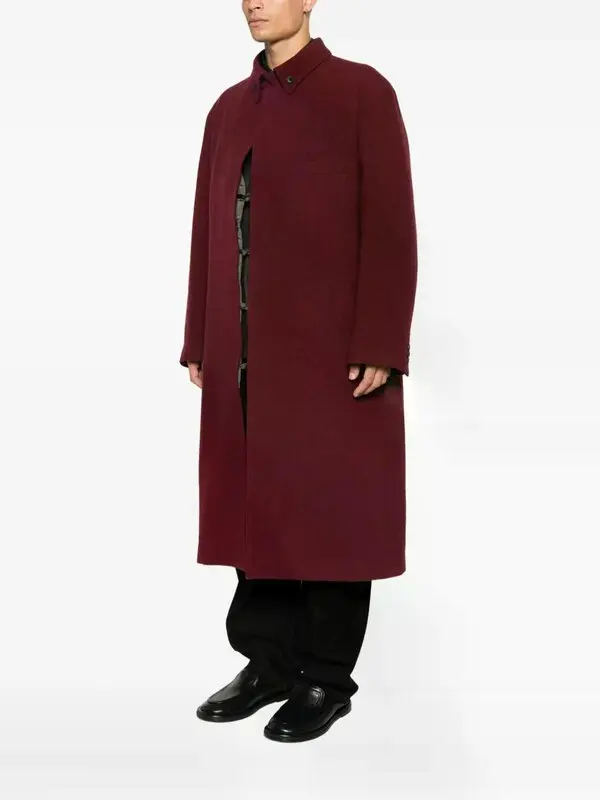 Yohji Yamamoto Single-breasted Coat
