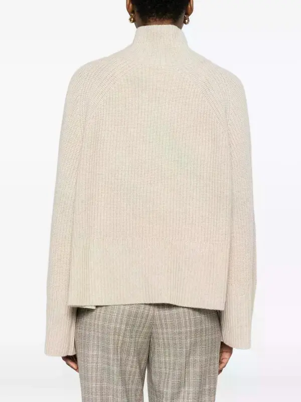 Eric Bompard High-neck Buttoned Sweater